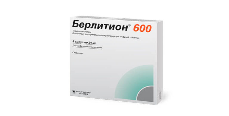Инструкция Берлитион® 600 — Берлин Хеми